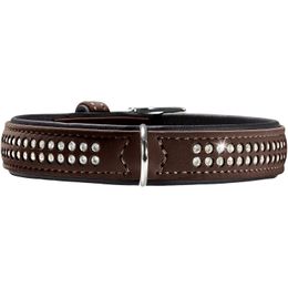 Hunter Halsband Softie Deluxe braun/schwarz / 35