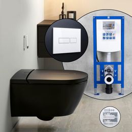 Villeroy & Boch Villeroy & Boch ViClean-I 200 Komplett-SET Dusch-WC mit neeos Vorwandelement,, V0E200R7+16601WH#SET,
