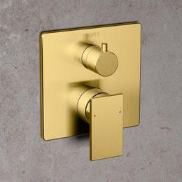 Fortis square NEW Einhebel-Wannenmischer f&uuml;r 2 Verbraucher, f&uuml;r Toya Grundk&ouml;rper, 8469100BG,