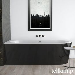 Tellkamp Pio Eck-Badewanne mit Verkleidung, 0100-077-SB-R-AUF/CRSW,