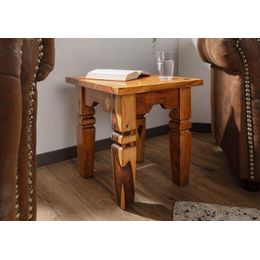 Hocker Akazie 42x42x45 honig lackiert OXFORD #0601