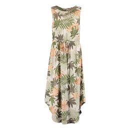 Haily's Hailys Kleid 'El44ea' Damen Größe 44 schlammfarben / oliv / apricot / wollweiß Winterkleid