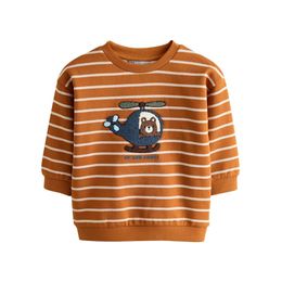 next Sweatshirt boy Brown size 3-6 mths