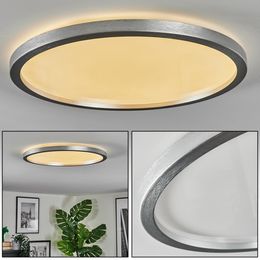 hofstein Xarel Deckenleuchte LED Silber, 1-flammig