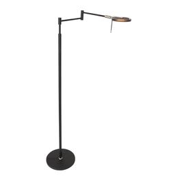Steinhauer Turound Stehleuchte LED Schwarz, 1-flammig