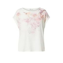 Z-ONE T-Shirt 'Oa44kley' Damen Gr&ouml;&szlig;e L/XL orange / altrosa / silber / wei&szlig;