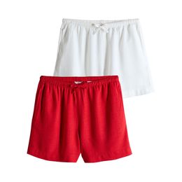 The Set Shorts Damen Gr&ouml;&szlig;e 42 rot / wei&szlig;