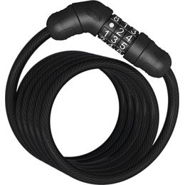 Abus 4508C/150 black Spiralkabelschloss 150 cm - Diebstahlsicherungen