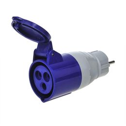 PAT Adapter Kupplung von Schutzkontakt nach CEE - CEE-Stecker & -Adapter
