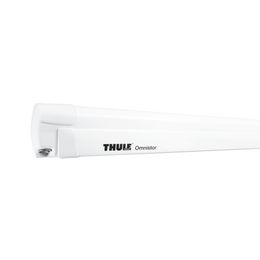 Thule Omnistor 8000 Wandmarkise Geh&auml;usefarbe Wei&szlig; Tuchfarbe Uni Grey 4,5 Meter - Kassettenmarkisen