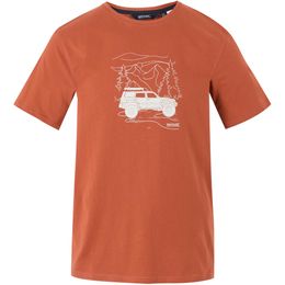 Regatta Cline IX Herren T- Shirt orange 4XL - Herrenshirts, -hemden & -pullover