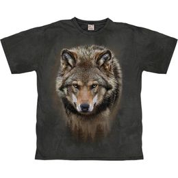 Harlequin Lone Wolf T-Shirt dunkelgrau S - Herrenshirts, -hemden & -pullover