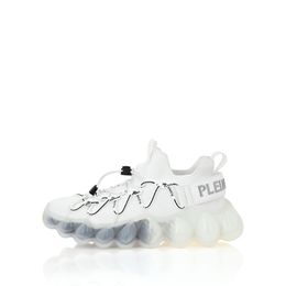 Plein Sport Sneaker 'The Bubble Gen.X.02 Tiger' Herren Gr&ouml;&szlig;e 45 hellgrau / schwarz / wei&szlig; Sommerschuhe