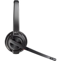 HP POLY Savi 8220 UC DECT (Kabellos, USB-A), Office Headset, Schwarz