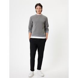 KOTON Sweatshirt male Grey size XS