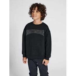 SOMETIME SOON Sweatshirt Stswinters Kinder in BLACK | Gr.: 122