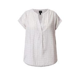 Ulla Popken Tunika Damen Gr&ouml;&szlig;e L/XL grau / wei&szlig;