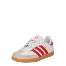 adidas originals Sneaker 'Samba' Jungen Gr&ouml;&szlig;e 25 greige / rot / wei&szlig;