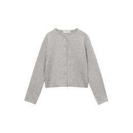 Mango Kids Strickjacke 'EMMA' Mädchen Größe 116 graumeliert