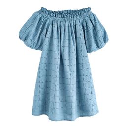 next Kleid Damen Gr&ouml;&szlig;e 46 hellblau