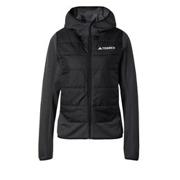 adidas terrex Funktionsfleecejacke 'Multi Hybrid Insulated Hooded' Damen Größe L schwarz
