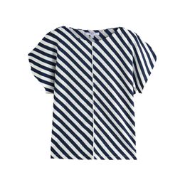 next T-Shirt Damen Gr&ouml;&szlig;e 5XL navy / wei&szlig;