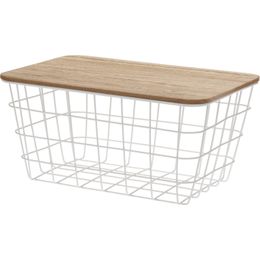 Koopmann Metallkorb mit Deckel KITCHEN MARKET
