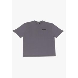 Dropsize T-Shirt Herren Gr&ouml;&szlig;e S grau / schwarz