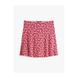 Tommy Jeans Rock Damen Größe 40 pastellblau / feuerrot / weiß