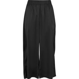 Urban Classics Ladies Satin Wide Leg Culotte ' ' Damen Gr&ouml;&szlig;e 36 schwarz