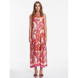 ana alcazar Kleid 'Wegana' Damen Gr&ouml;&szlig;e 44 creme / hellorange / fuchsia / dunkelrot Winterkleid