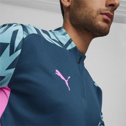 Puma Funktionsshirt 'Individual Final' Herren Gr&ouml;&szlig;e XXL cyanblau / hellblau / pink