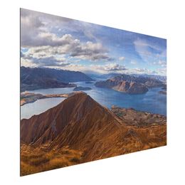 Bilderwelten Alu-Dibond Outdoor Bild Roys Peak in Neuseeland