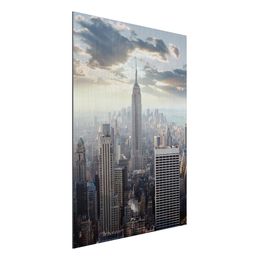 Alu-Dibond Architekur & Skyline Sonnenaufgang in New York
