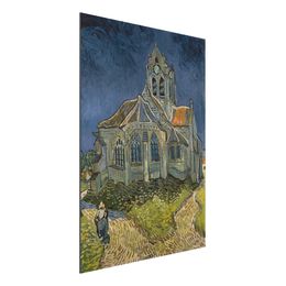 Bilderwelten Alu-Dibond Outdoor Bild Vincent van Gogh - Kirche Auvers-sur-Oise