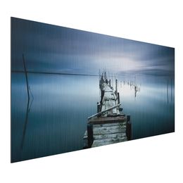 Bilderwelten Alu-Dibond Outdoor Bild Zeitloser Steg