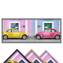Bilderwelten Bild mit Rahmen - Panorama Beetle Duell