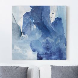 Bilderwelten Leinwandbild - Quadrat Nordk&uuml;ste II