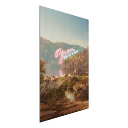 Bilderwelten Alu-Dibond Outdoor Bild Open 24 Hours