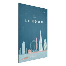 Bilderwelten Alu-Dibond Outdoor Bild Reiseposter - London