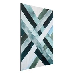 Bilderwelten Alu-Dibond Outdoor Bild Aquarellgeflecht