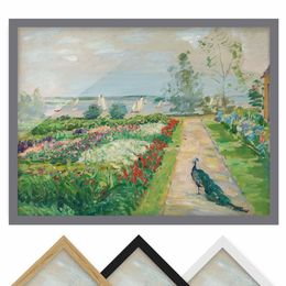 Bilderwelten Bild mit Rahmen - Querformat Max Slevogt - Park am Wannsee