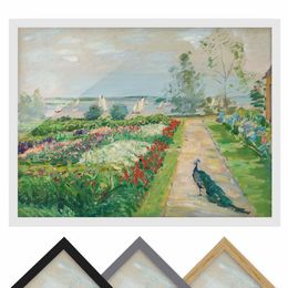 Bilderwelten Bild mit Rahmen - Querformat Max Slevogt - Park am Wannsee