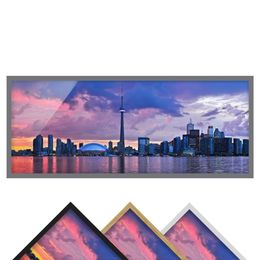 Bilderwelten Bild mit Rahmen - Panorama Fascinating Toronto