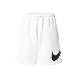 Nike Sportswear Shorts 'CLUB' Herren Größe 33 schwarz / weiß