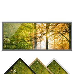 Bilderwelten Bild mit Rahmen - Panorama Morning Light
