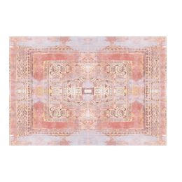 Bilderwelten Mustertapete originell Vintage Wandtapete rot - Erinnerungen an Mykonos - Ornamente Wohnzimmer Schlafzimmer