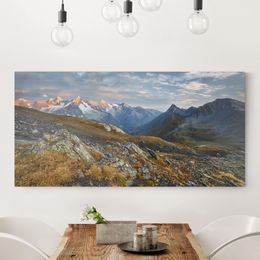 Bilderwelten Leinwandbild - Querformat Col de Fen&ecirc;tre Schweiz