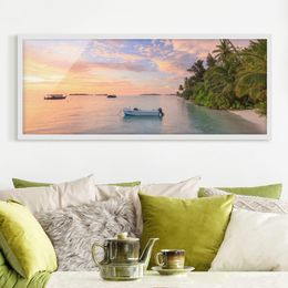Bilderwelten Bild mit Rahmen Ruhendes Meer
