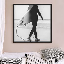 Bilderwelten Bild mit Rahmen Leash dran - Los geht's